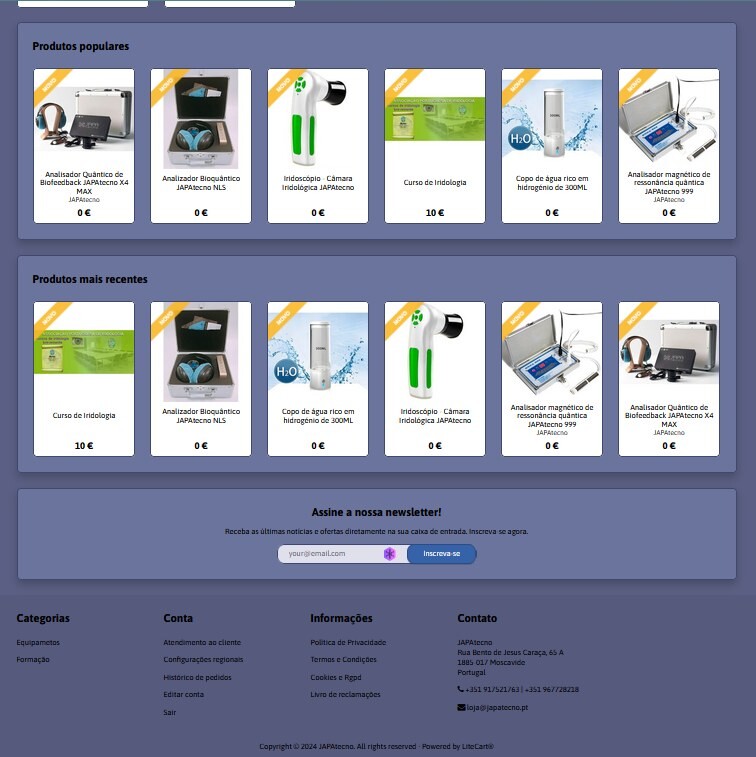 Blue Theme Litecart Add Ons