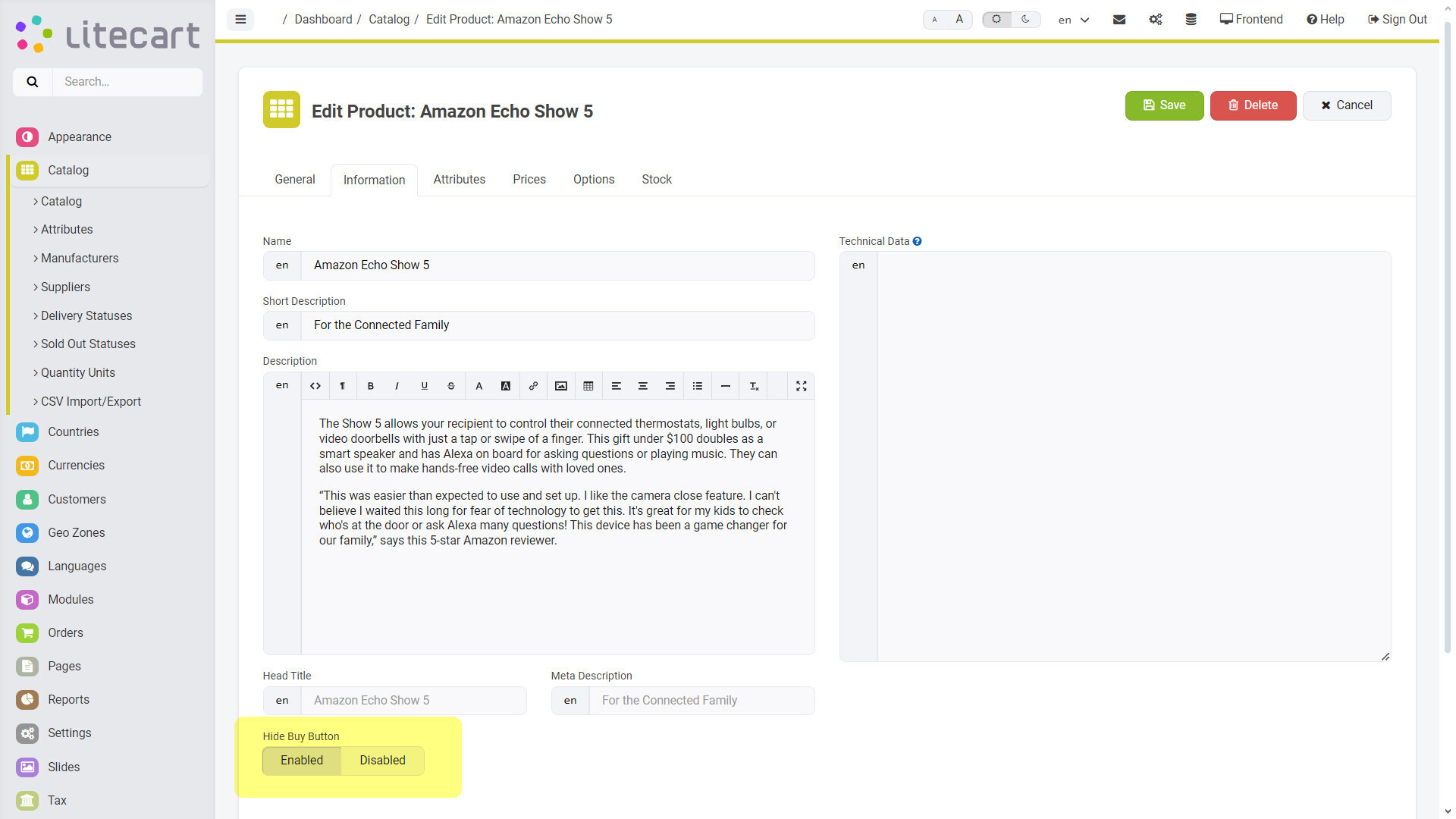 Hide Add Button Litecart Add Ons 6437